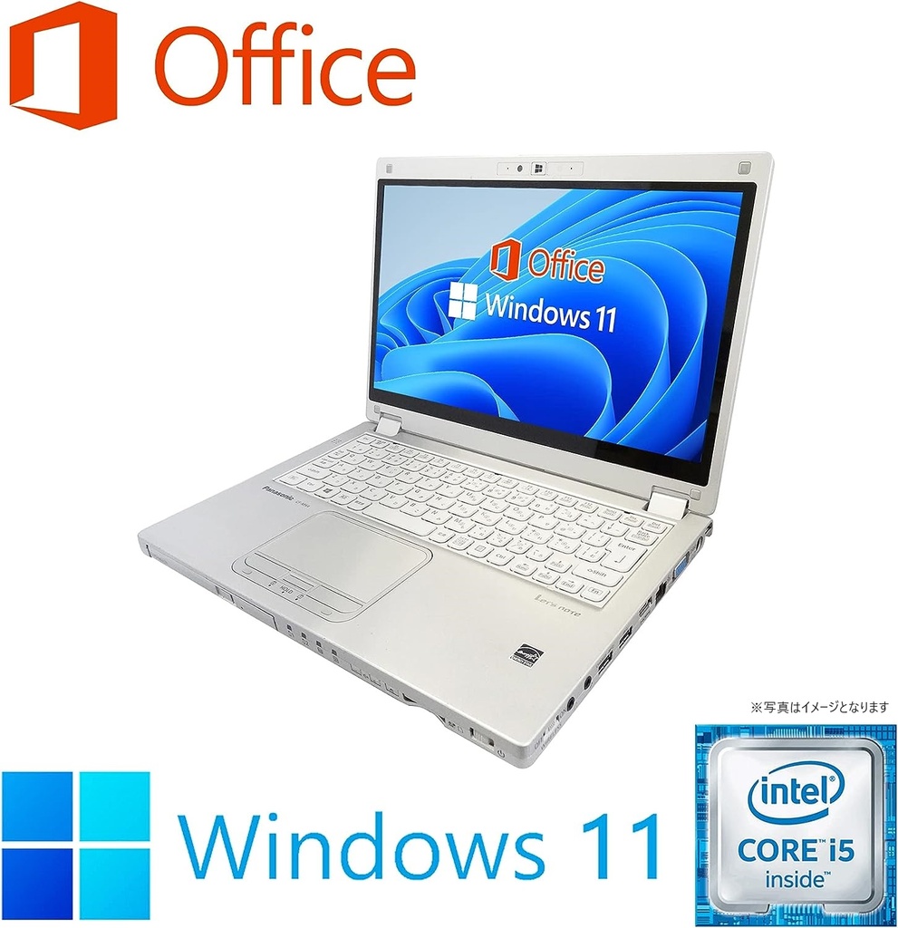 Panasonic ノートPC CF-MX5/12.5型フルHD/Win 11 Pro/MS Office H&B 2019/Core i5